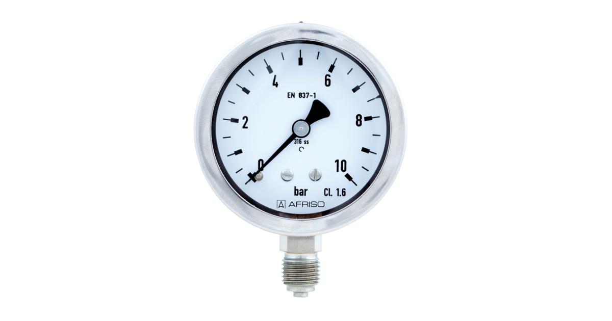 EURO-INDEX Manometers RVS | EURO-INDEX